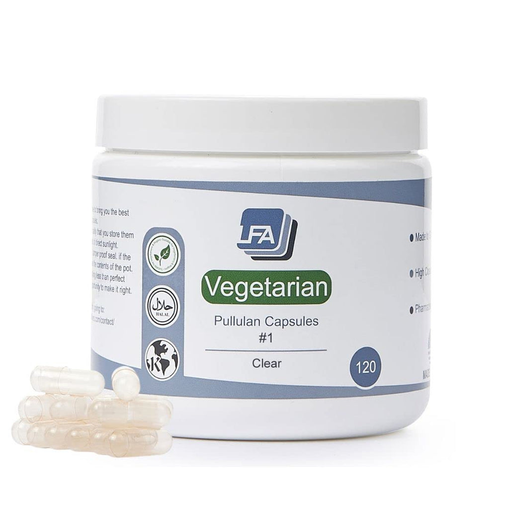 vegan pullulan empty capsules