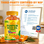 Vegan pumpkin seed oil gummies