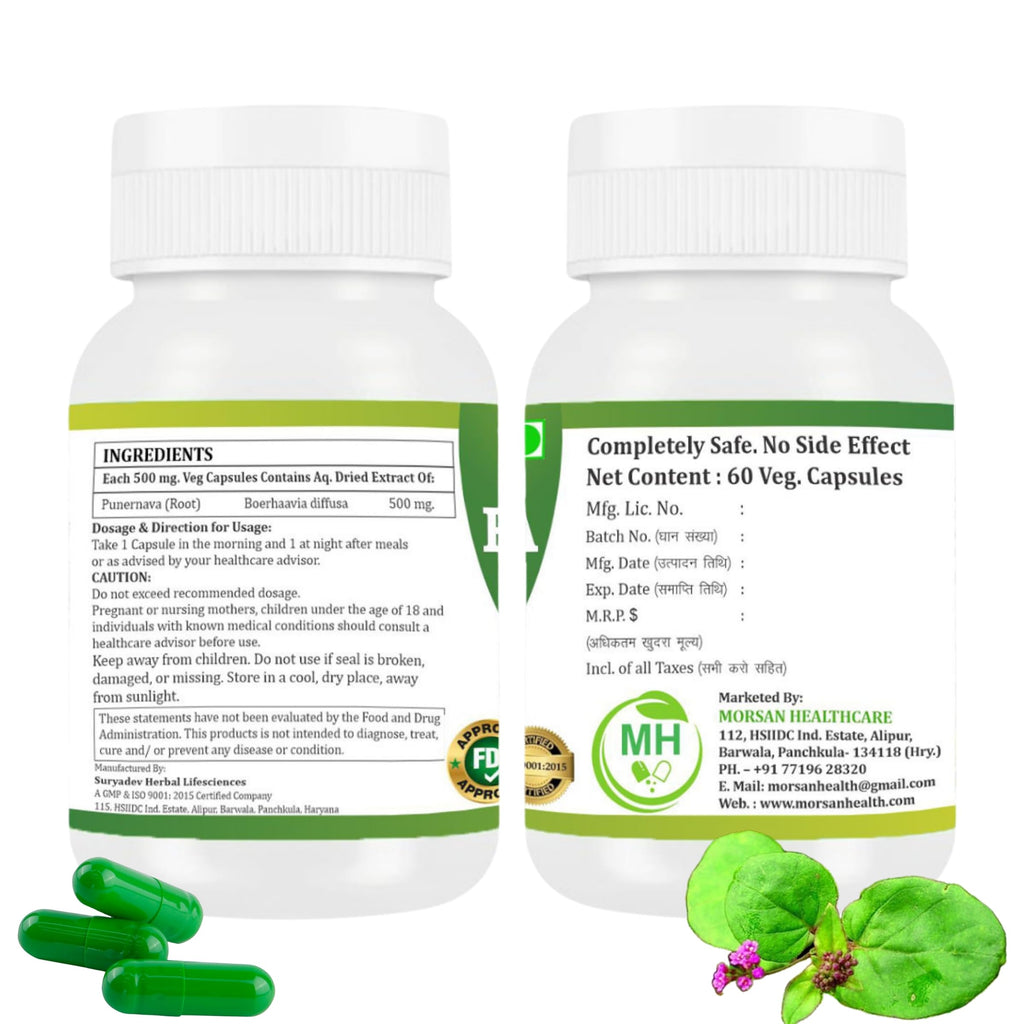 vegan punarnava capsules for liver support