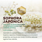Vegan quercetin capsules for wellness