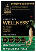 vegan red ginseng softgels for energy