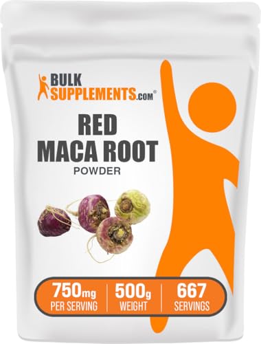 Vegan Red Maca supplement for energy