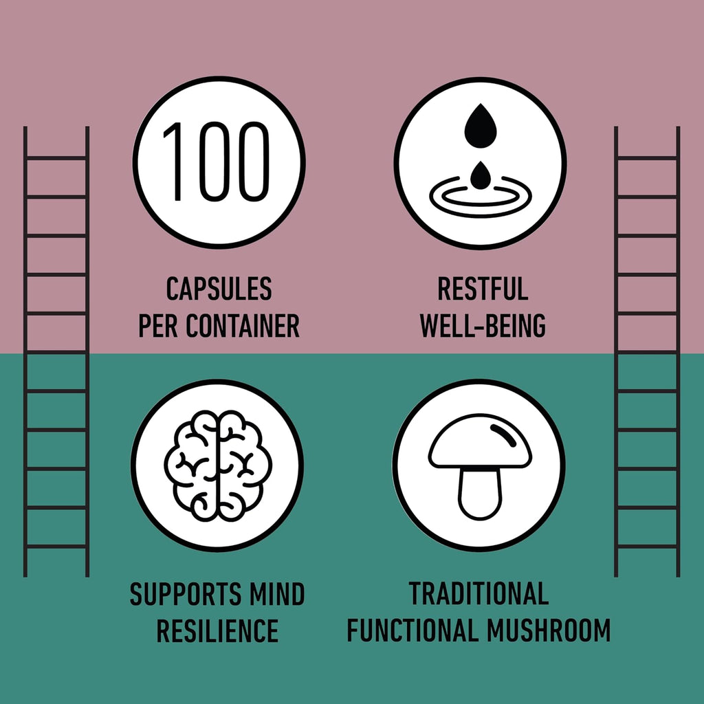 Vegan Reishi mushroom dietary supplement