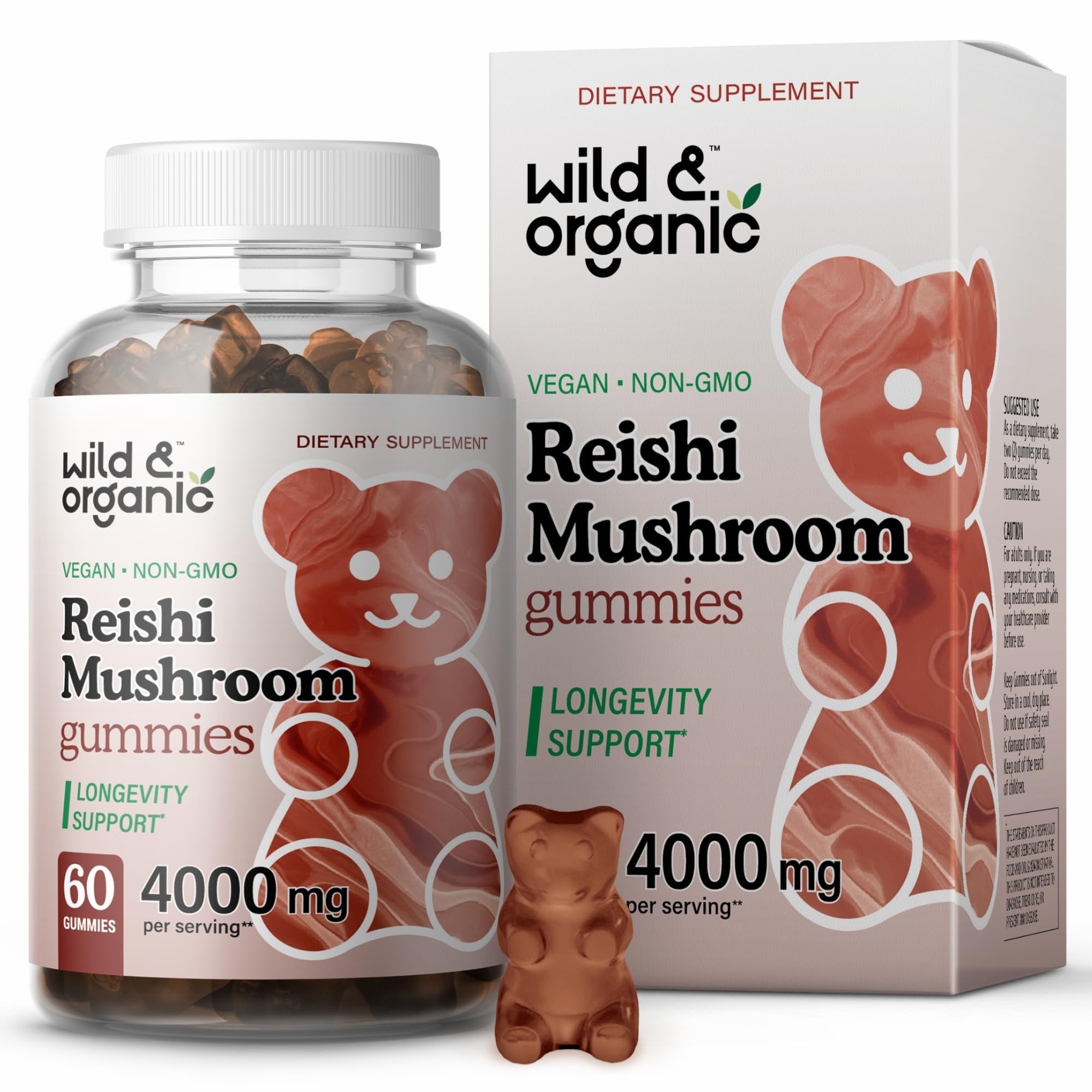 vegan reishi mushroom gummies