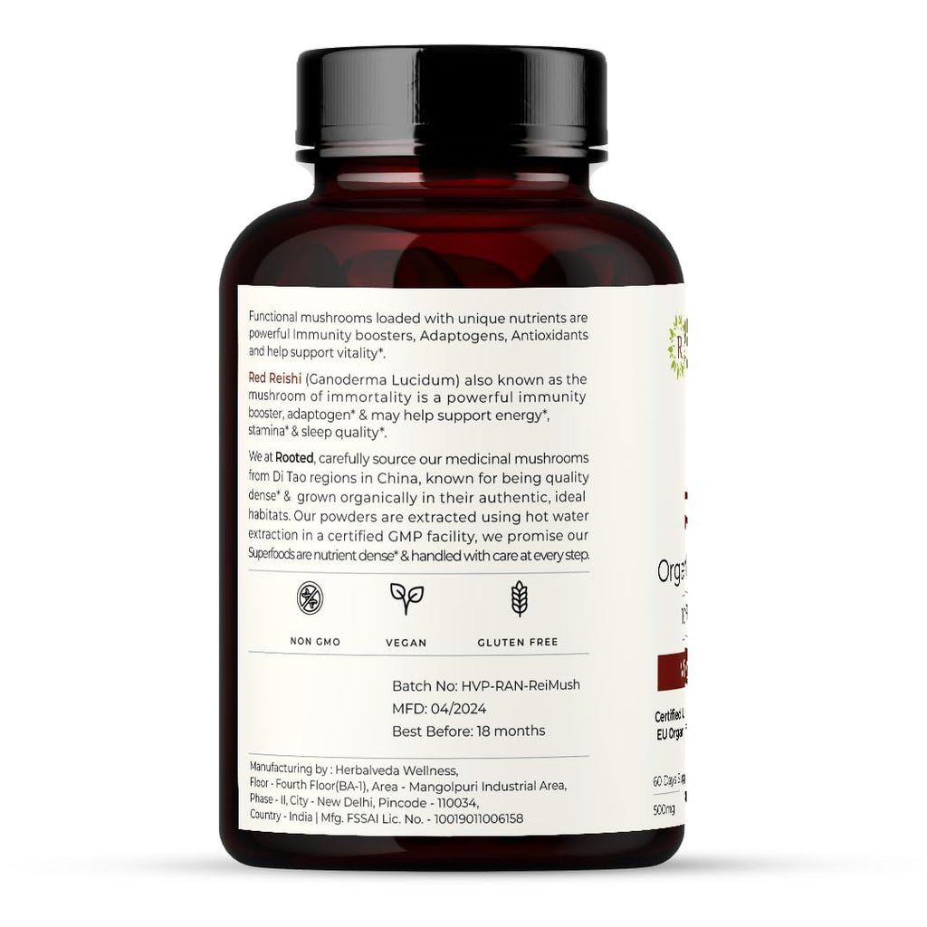 vegan reishi mushroom health benefits