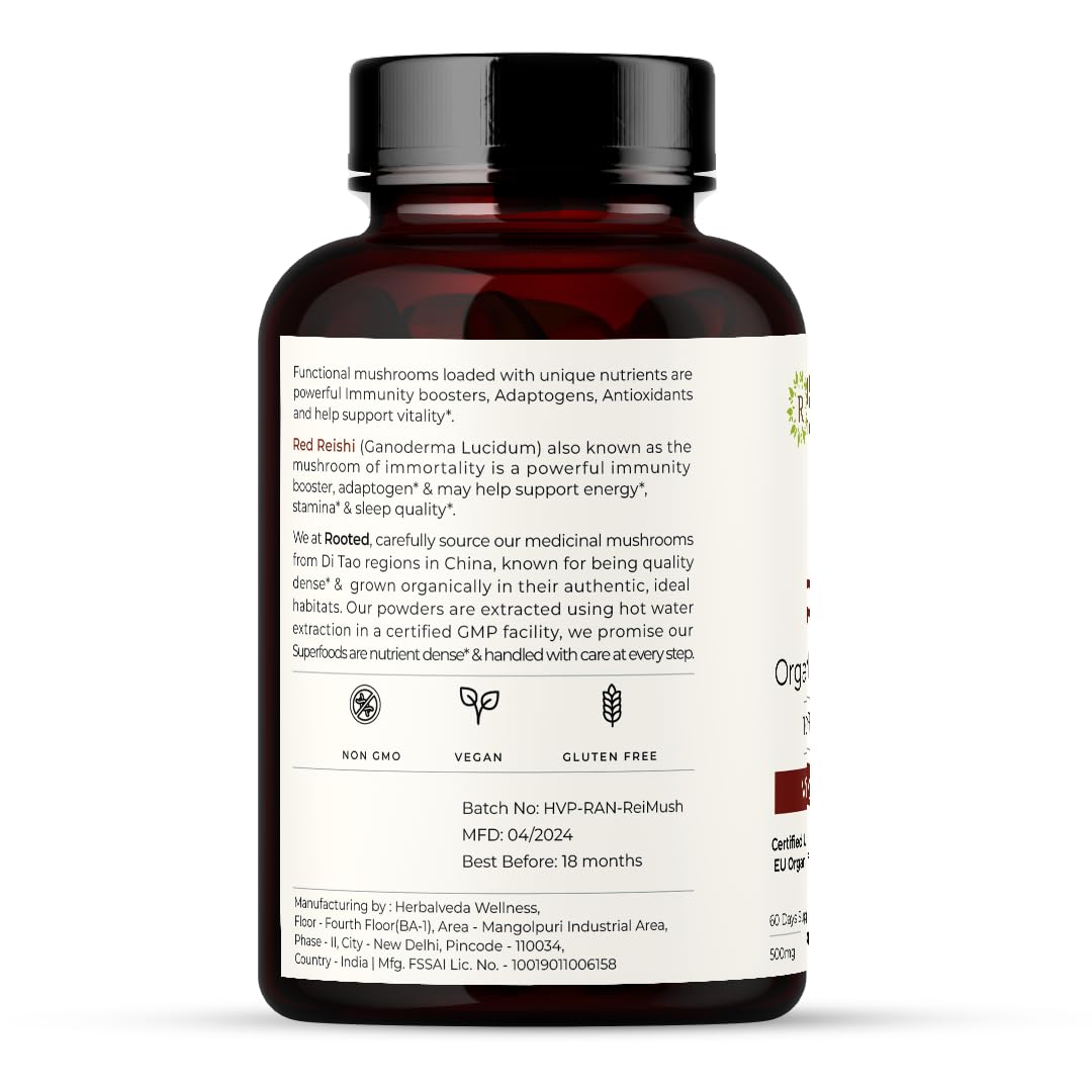 vegan reishi mushroom health benefits