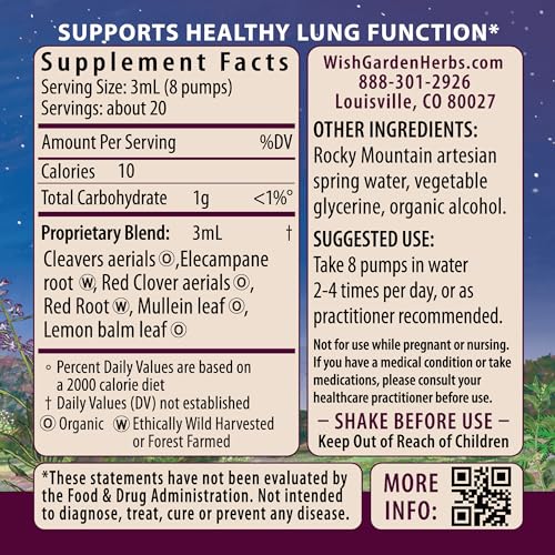 Vegan respiratory strength tincture
