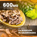 Vegan Rhodiola adaptogen supplement