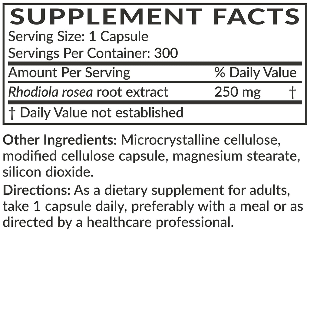 vegan rhodiola powder for daily wellness