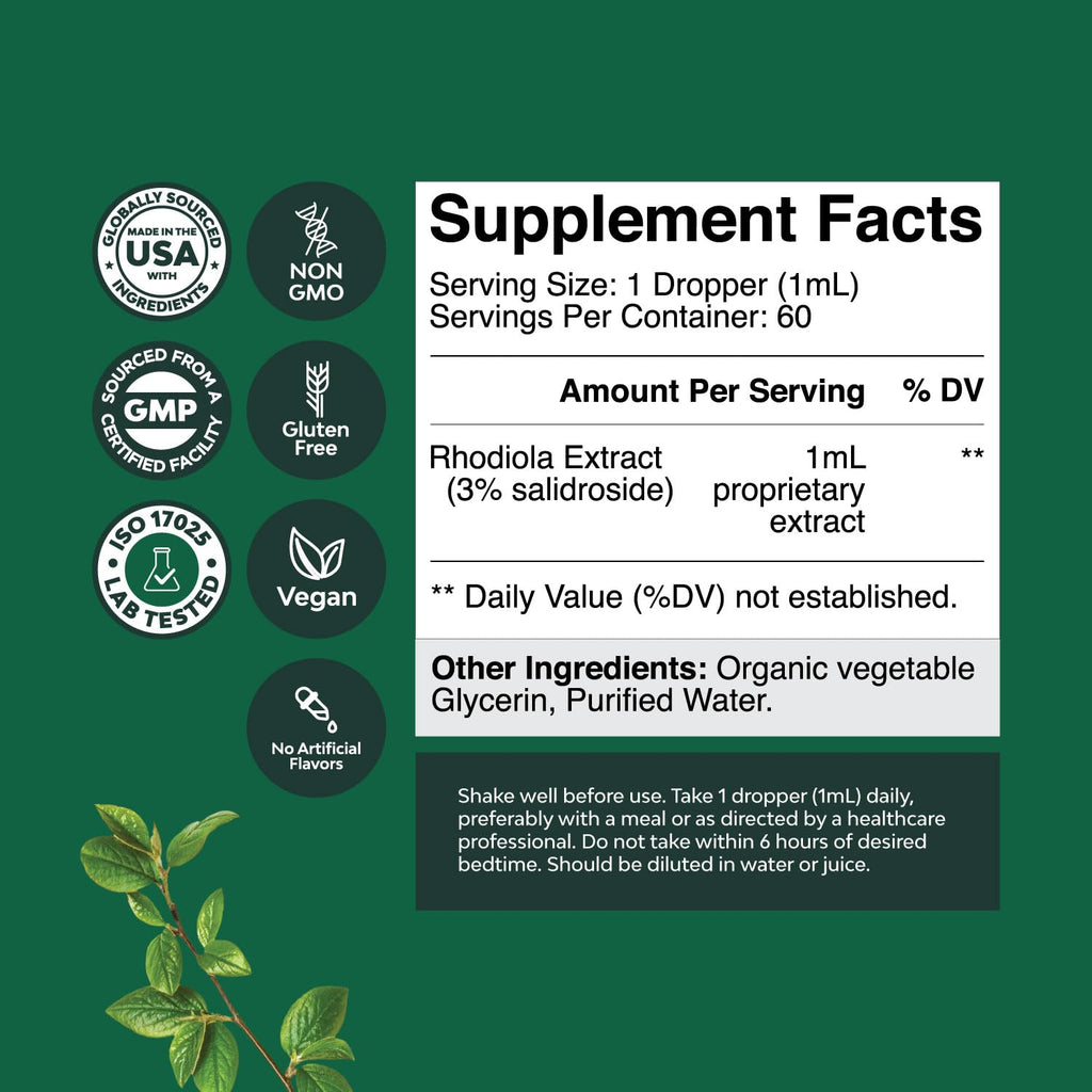 vegan Rhodiola Rosea extract