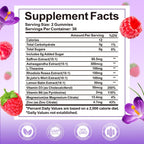 Vegan saffron gummies for daily health