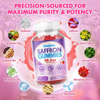 Vegan saffron gummies for daily health