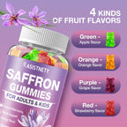 Vegan saffron gummies for wellness