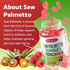 Vegan saw palmetto gummies for men