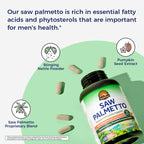 Vegan Saw Palmetto supplement for health