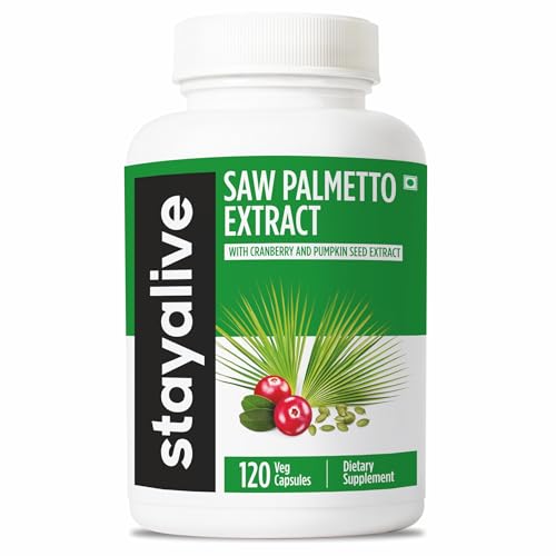 vegan saw palmetto supplement with pumpkin seed oil