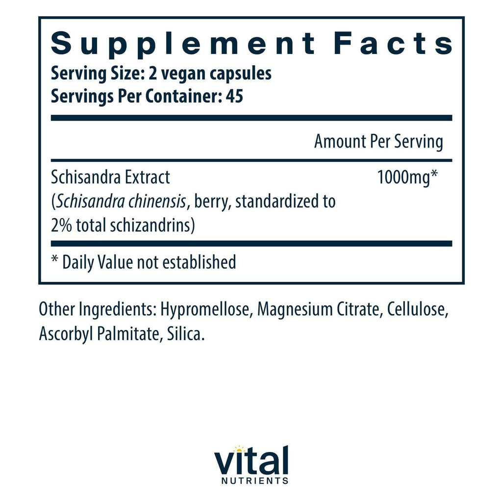Vegan Schisandra capsules for vitality
