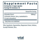Vegan Schisandra capsules for vitality