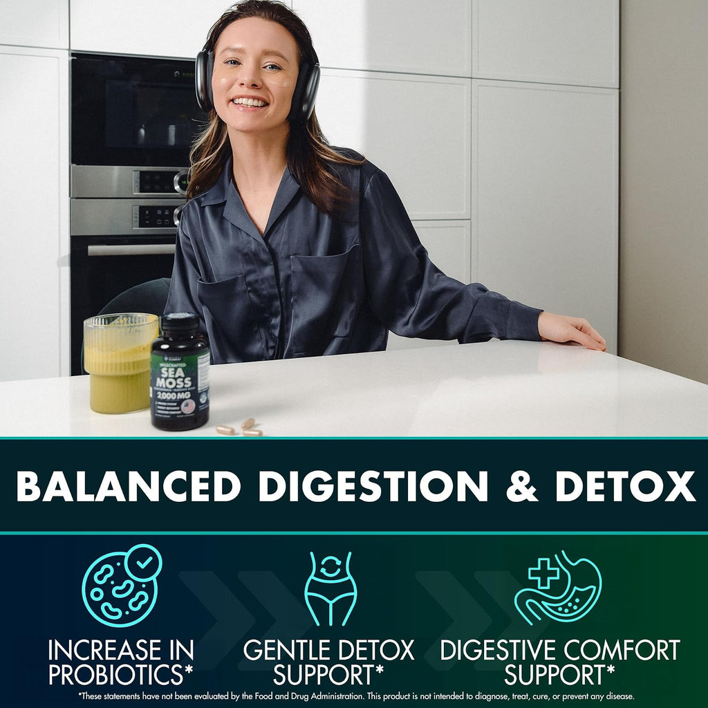 vegan sea moss capsules for digestion