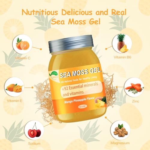 Vegan sea moss gel for health