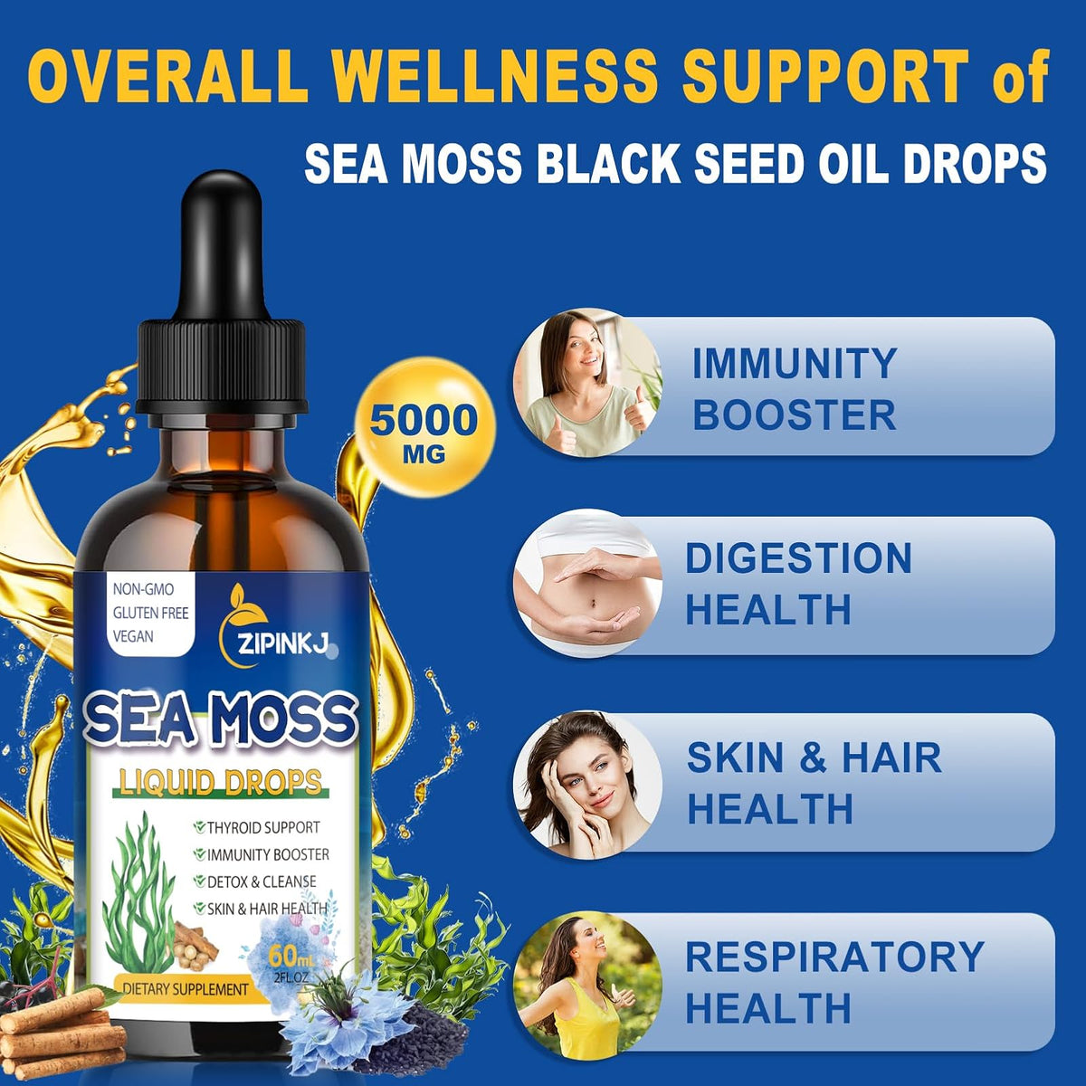 vegan sea moss gel for skin health