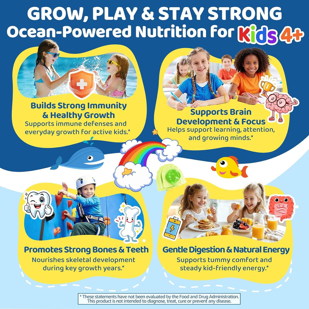 Vegan Sea Moss Gummies for Children
