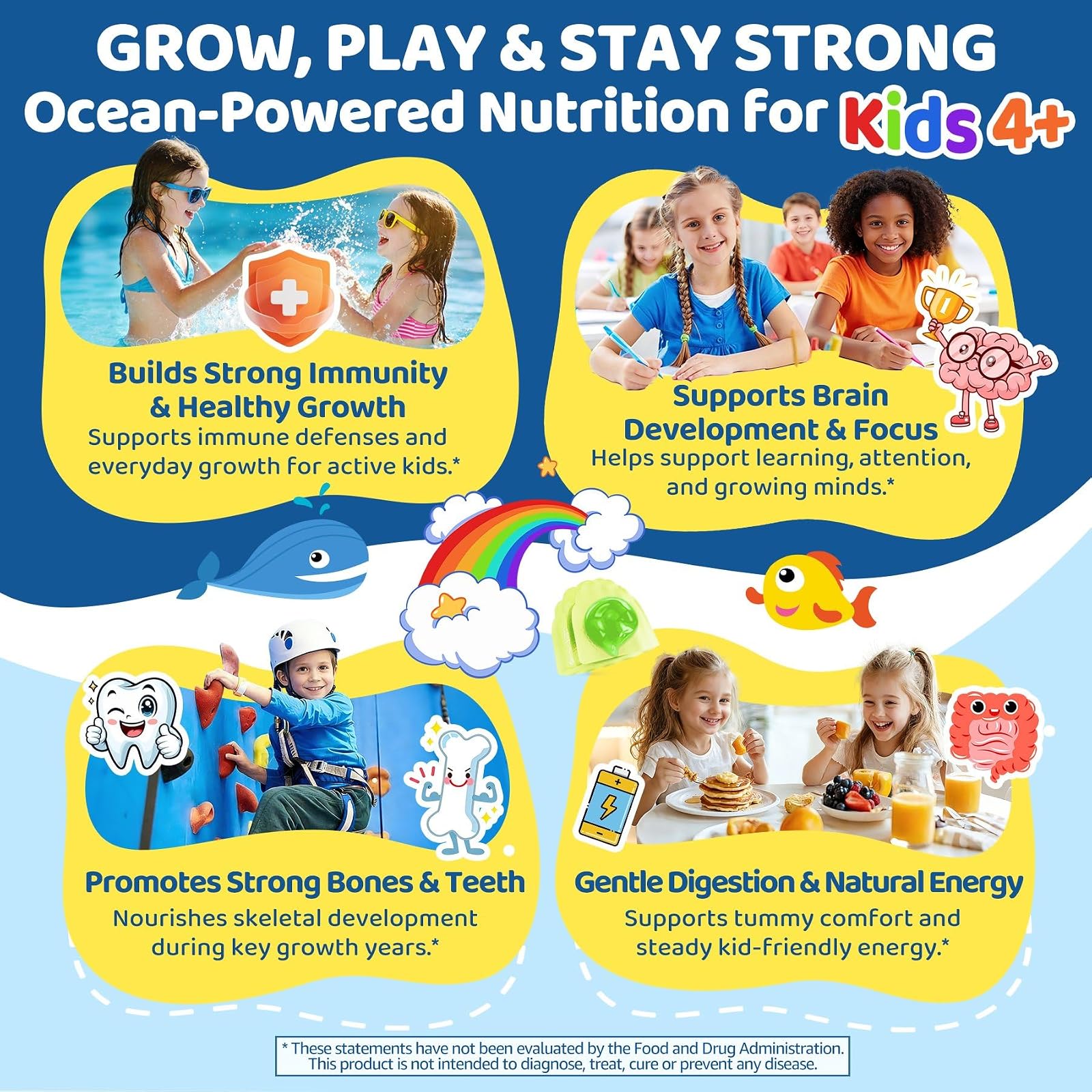 Vegan Sea Moss Gummies for Children