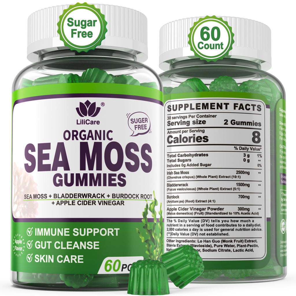 vegan sea moss gummies for health