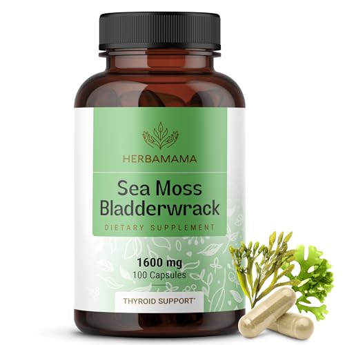 Vegan sea moss herbal supplements for wellness