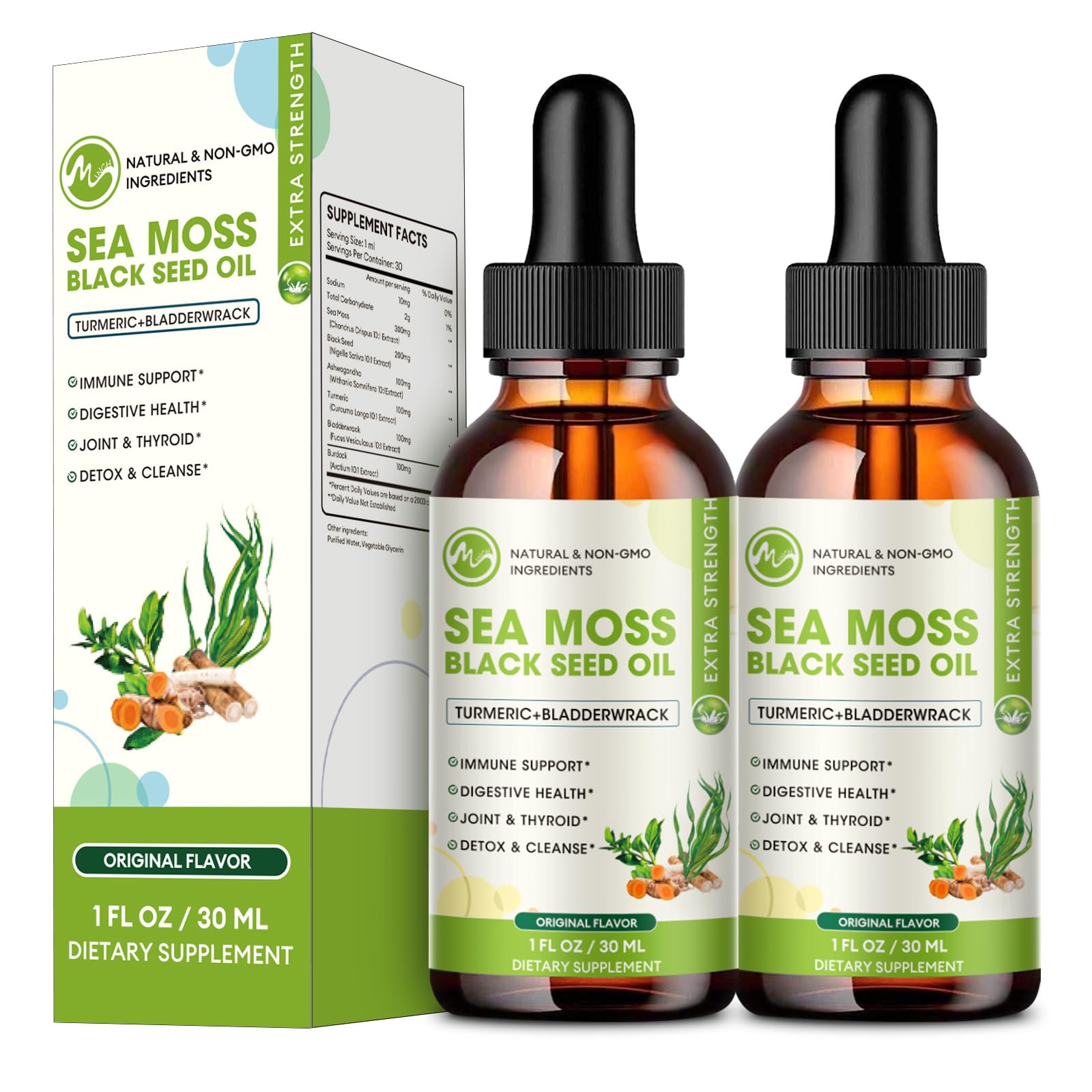 vegan sea moss liquid drops