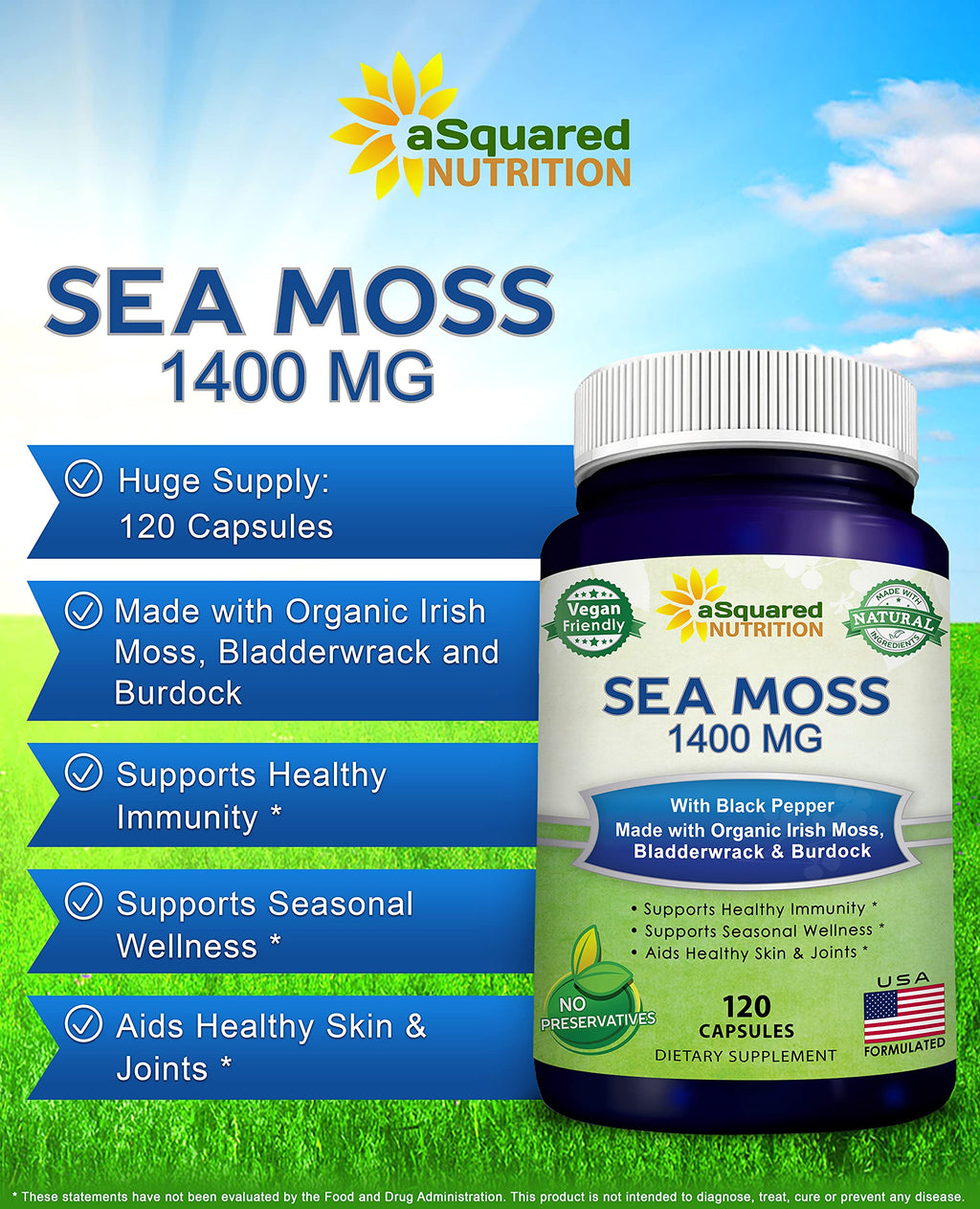 vegan sea moss supplement benefits