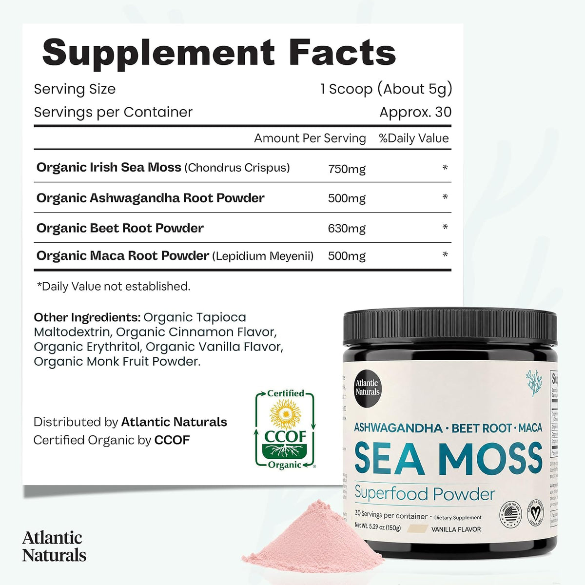 vegan sea moss supplement option