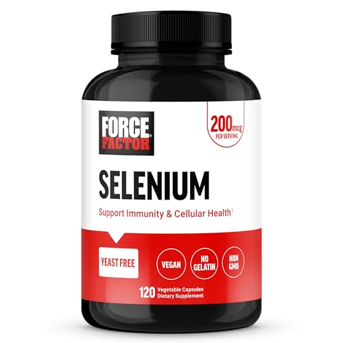 Vegan selenium capsules for health