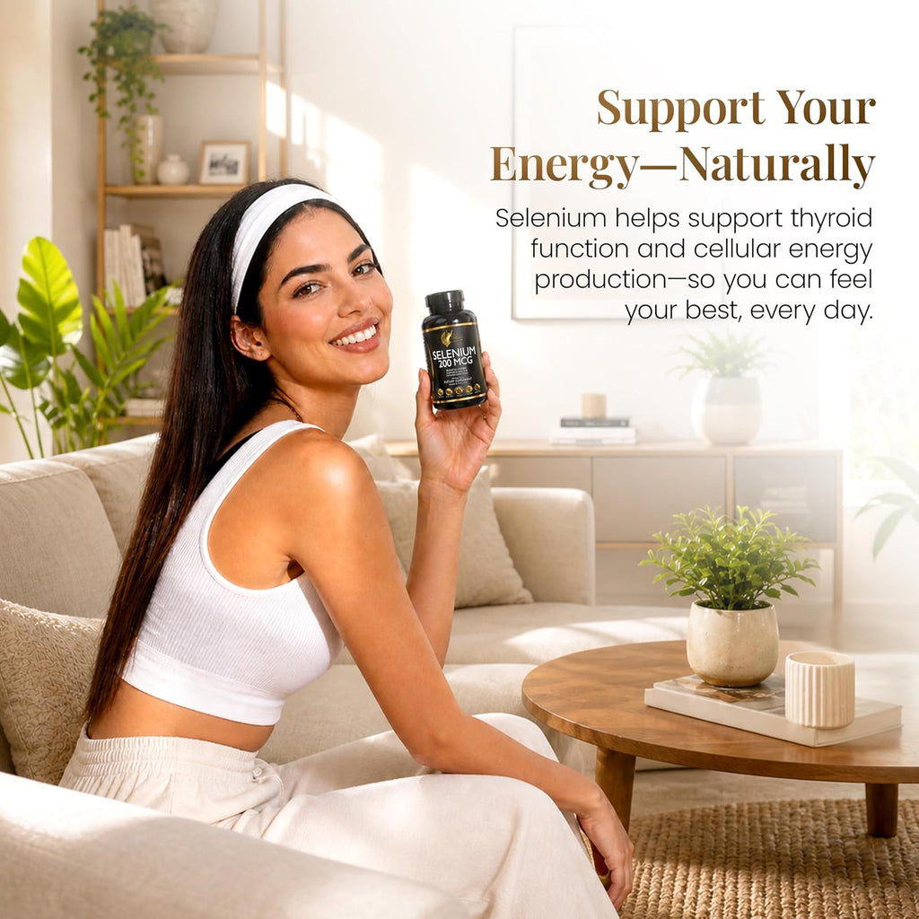 vegan selenium capsules for health