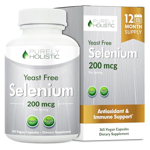 Vegan selenium supplement for thyroid health
