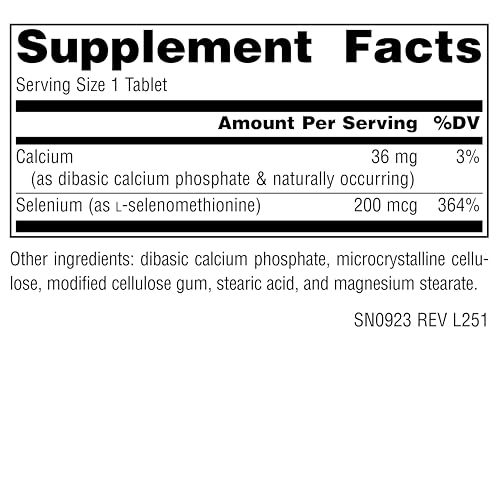 vegan selenium tablets for health