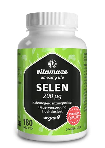 Vegan selenium tablets for thyroid health
