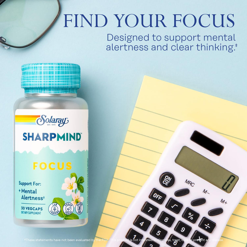 vegan SharpMind Focus capsules