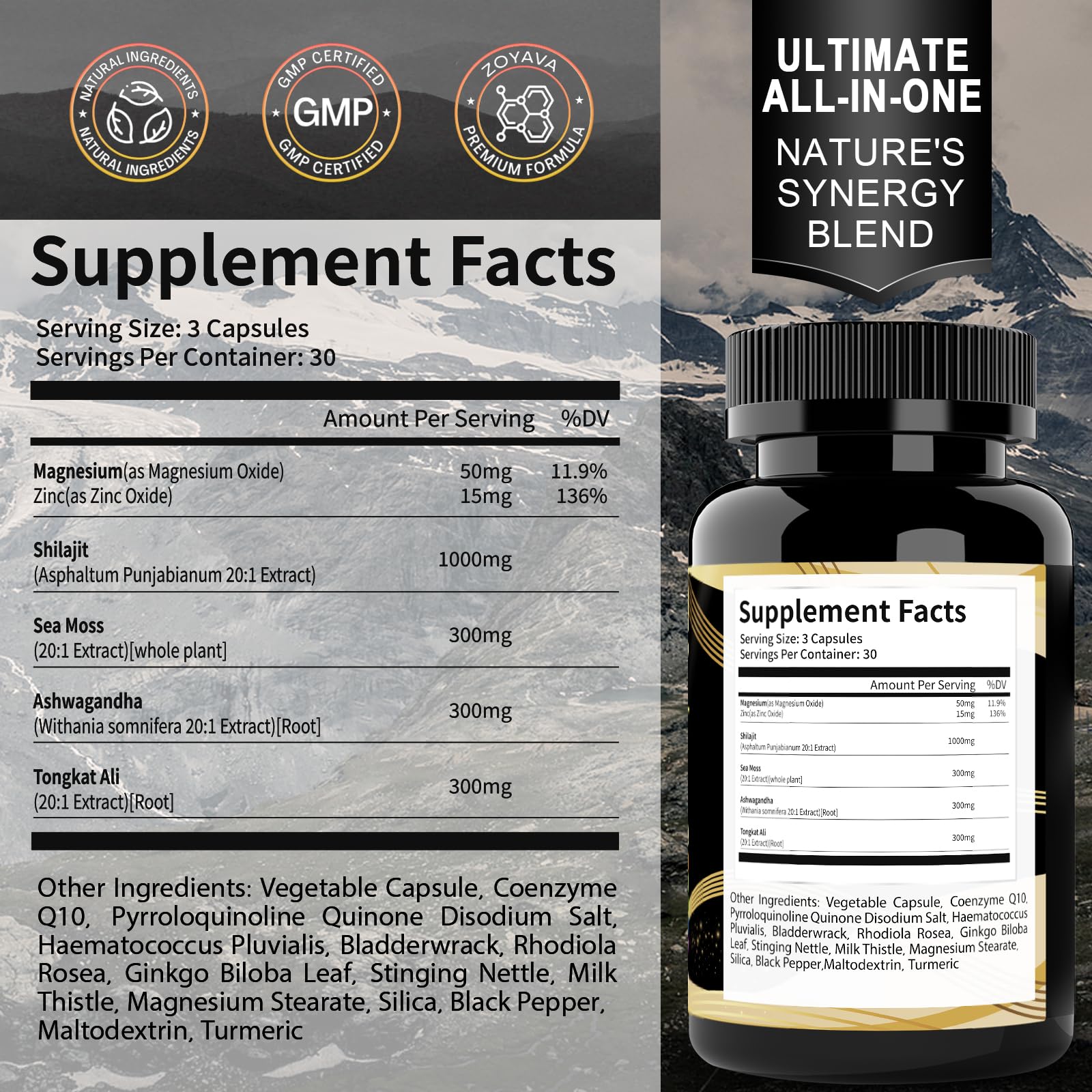 vegan shilajit capsules for health