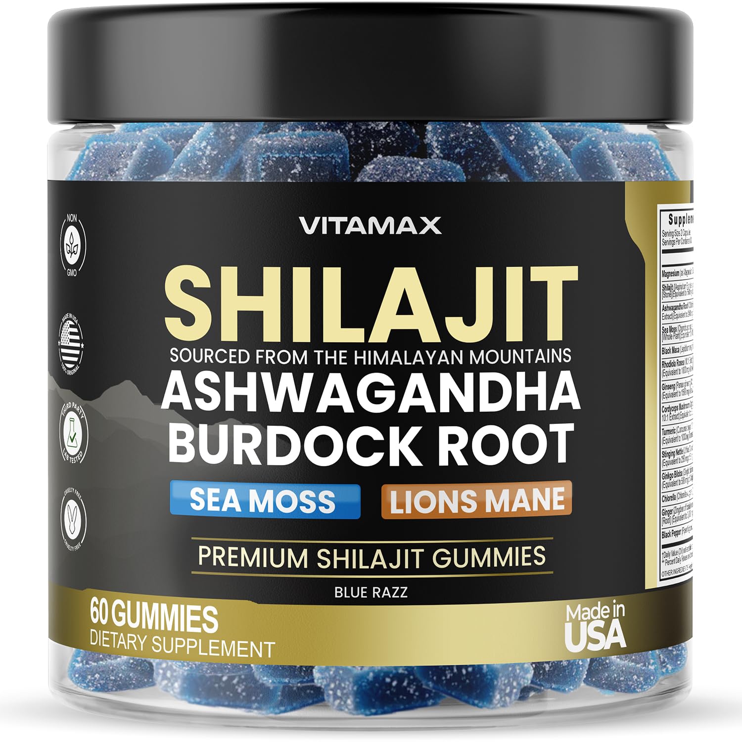 vegan shilajit gummies for energy