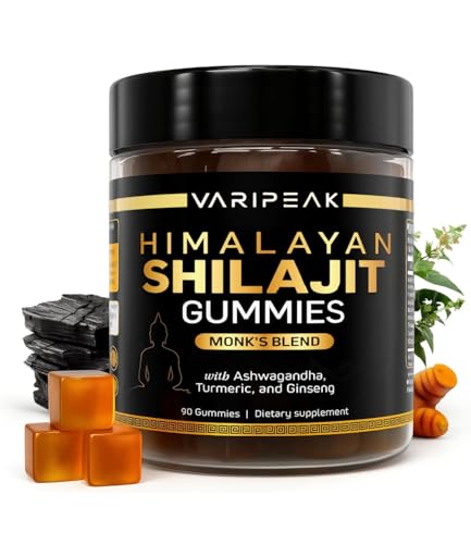 vegan shilajit gummies with ashwagandha