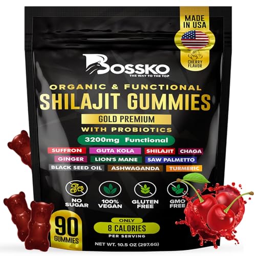 vegan shilajit gummies with probiotics