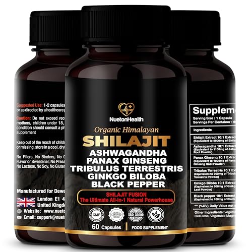 Vegan shilajit supplement for vitality