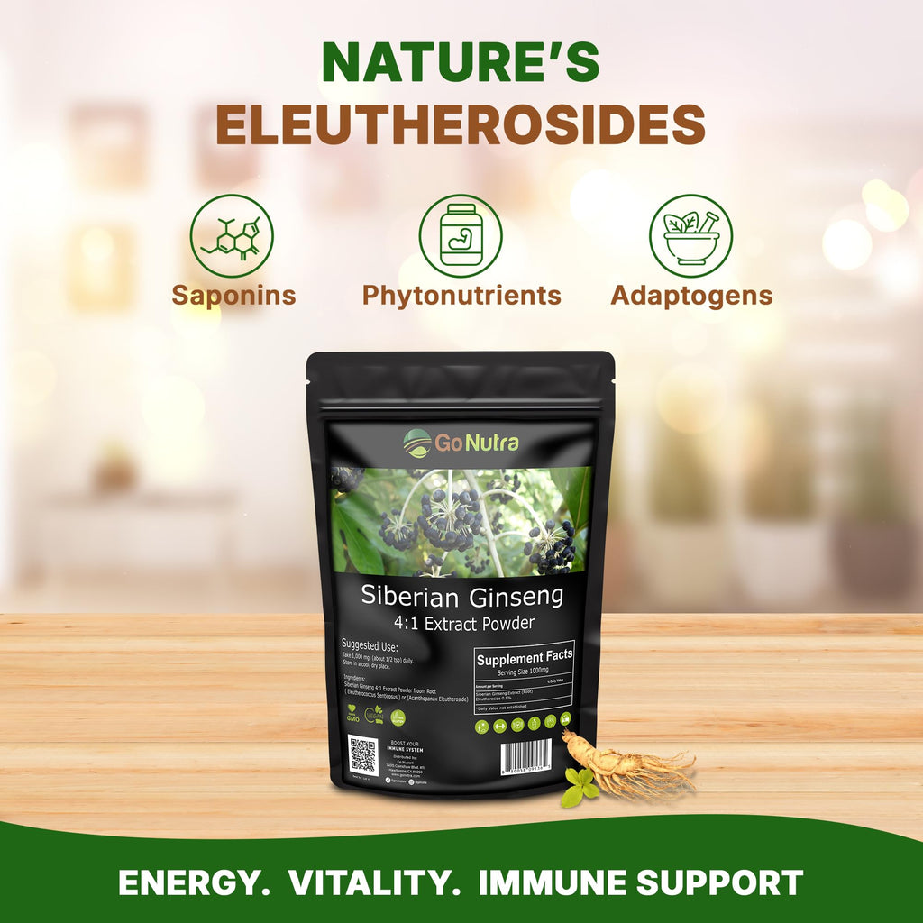 vegan Siberian ginseng supplement