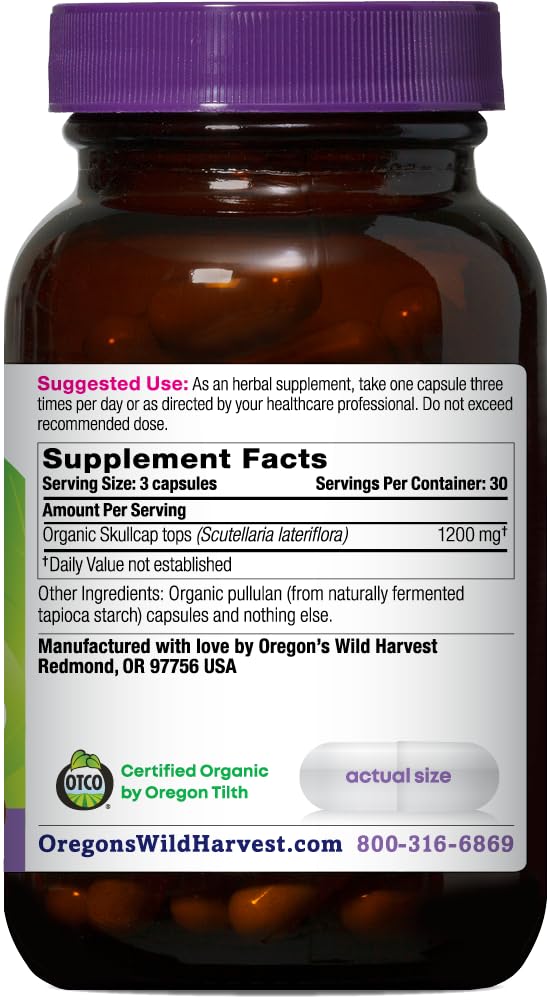vegan skullcap vitamin A supplement