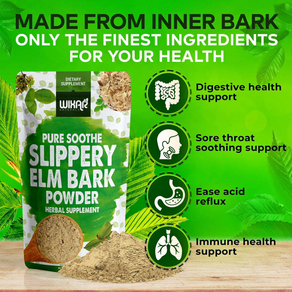 vegan slippery elm for sore throat