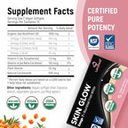 Vegan softgels for healthy skin