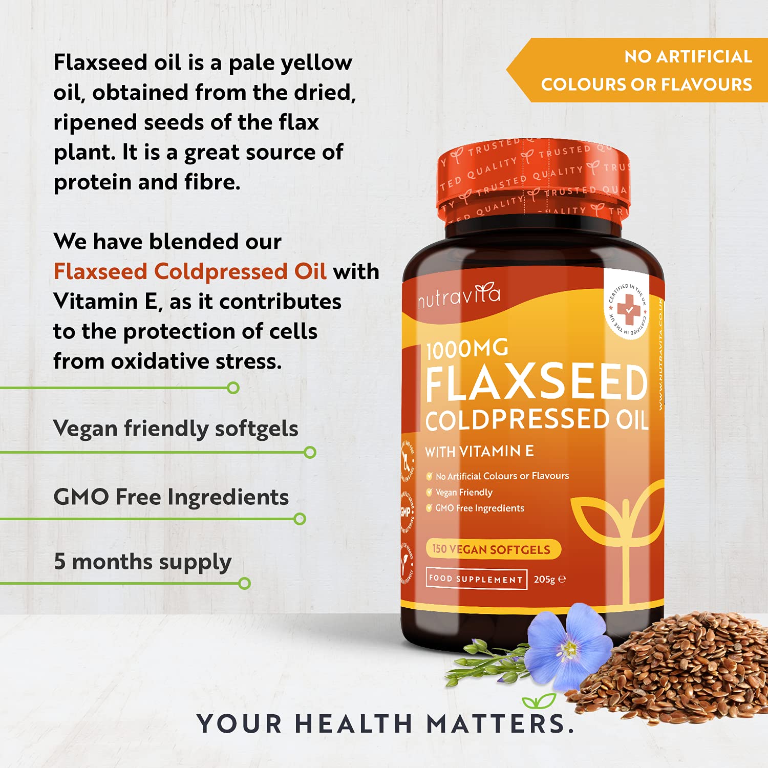 vegan softgels with flax seed oil