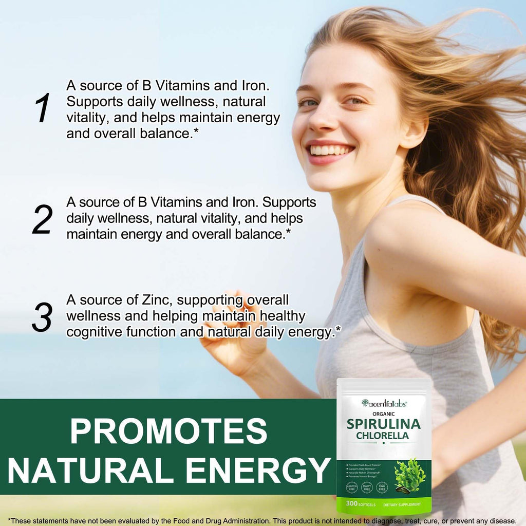 vegan softgels with spirulina benefits