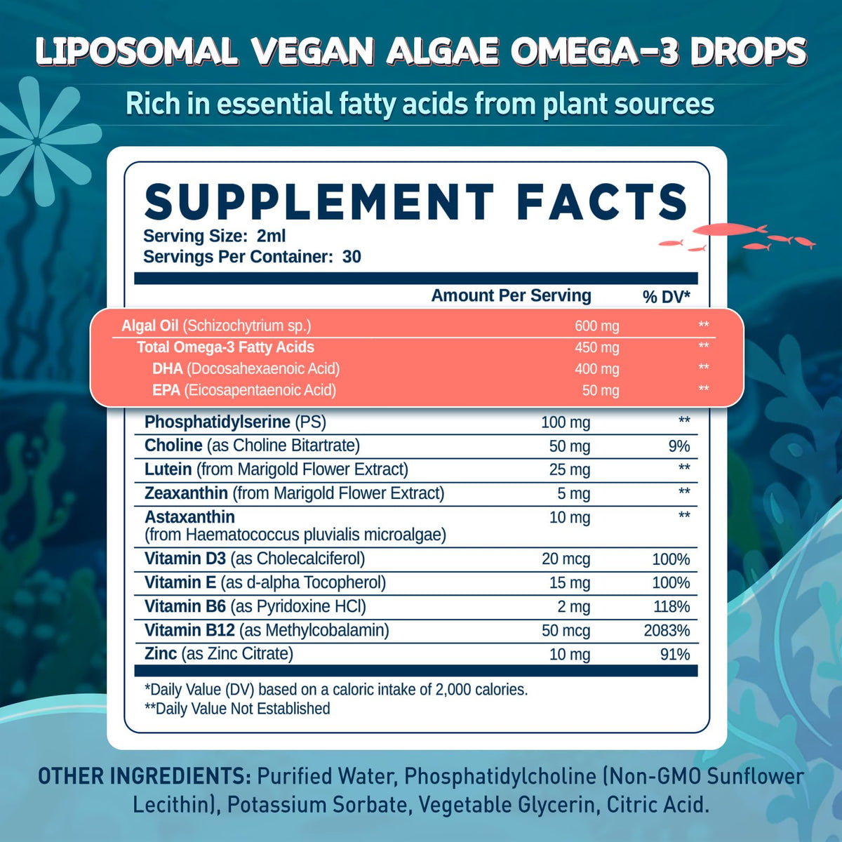 Vegan source of Omega 3